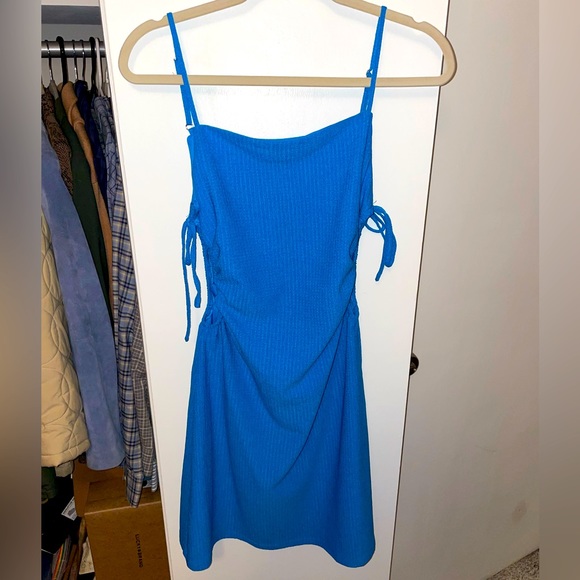 Gianni Bini | Dresses | Gianni Bini Blue Party Dress With Key Holes To ...